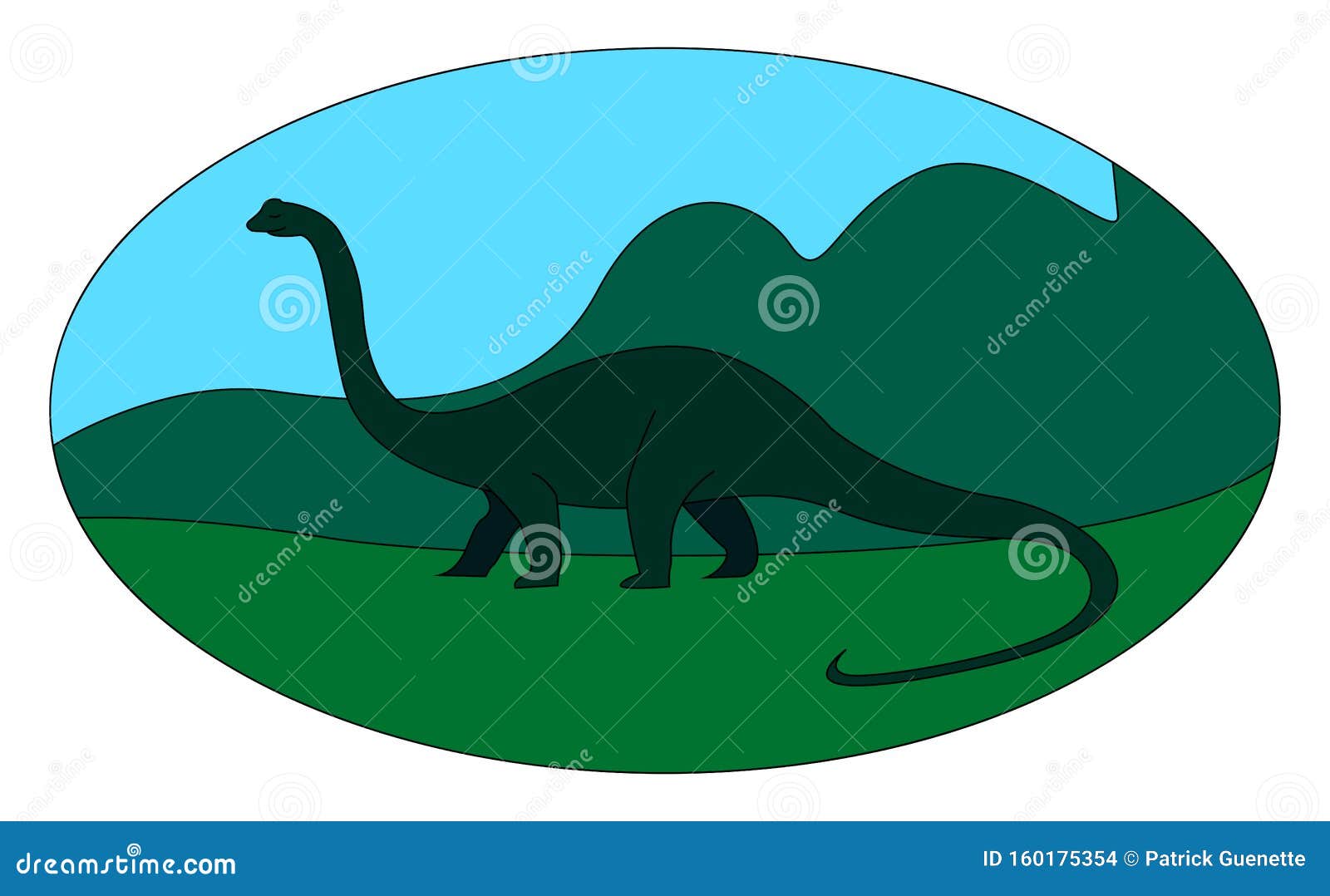 Diplodocus, Illustration, Vector Stock Vector - Illustration of ...