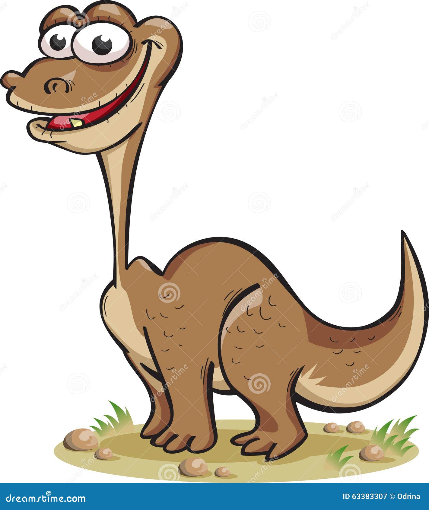 Diplodocus, Isolated on White Stock Vector - Illustration of diplodocus ...