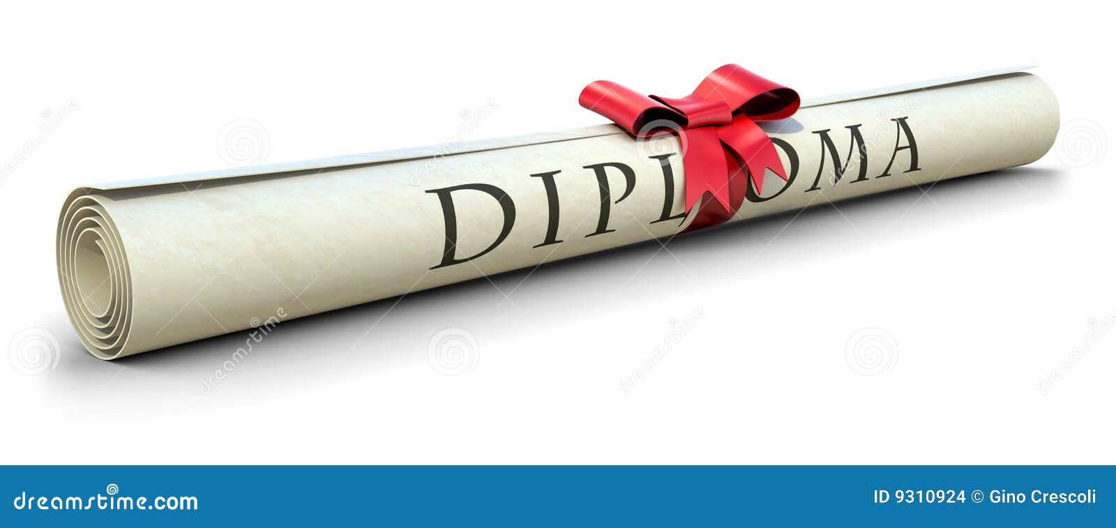 Diplom stock abbildung. Illustration von kursteilnehmer - 9310924