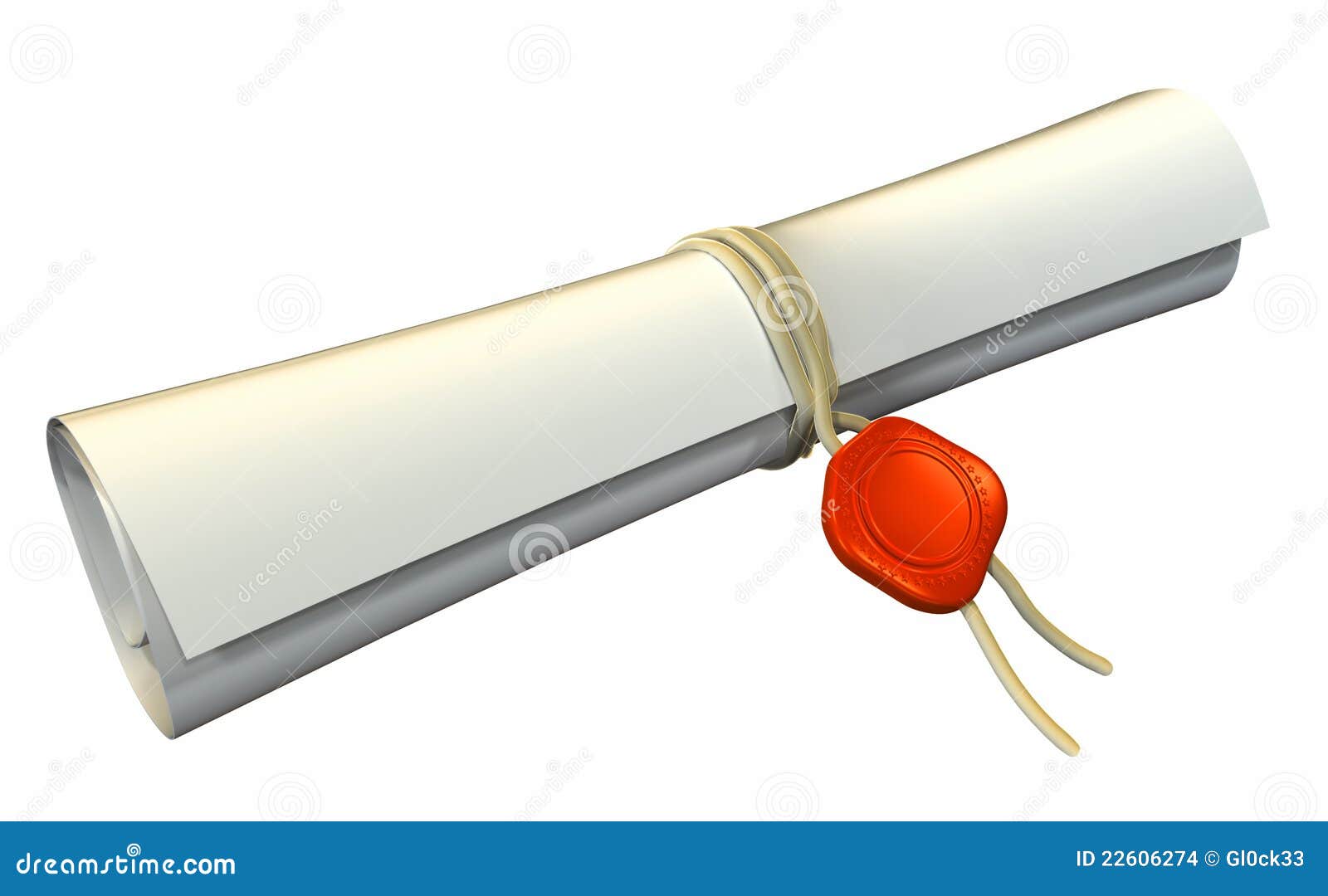 Diploma stock illustration. Illustration of document - 22606274
