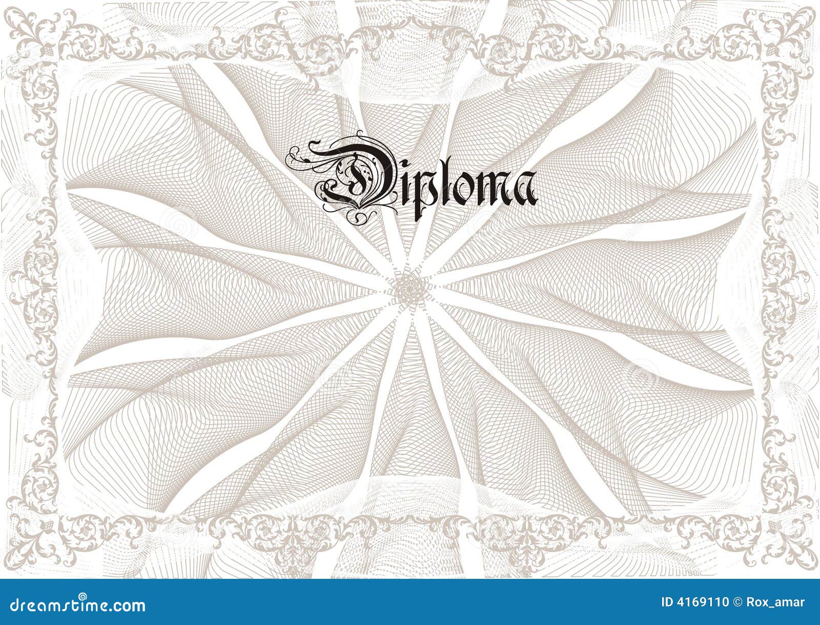 Diploma Vector Illustration | CartoonDealer.com #4169110