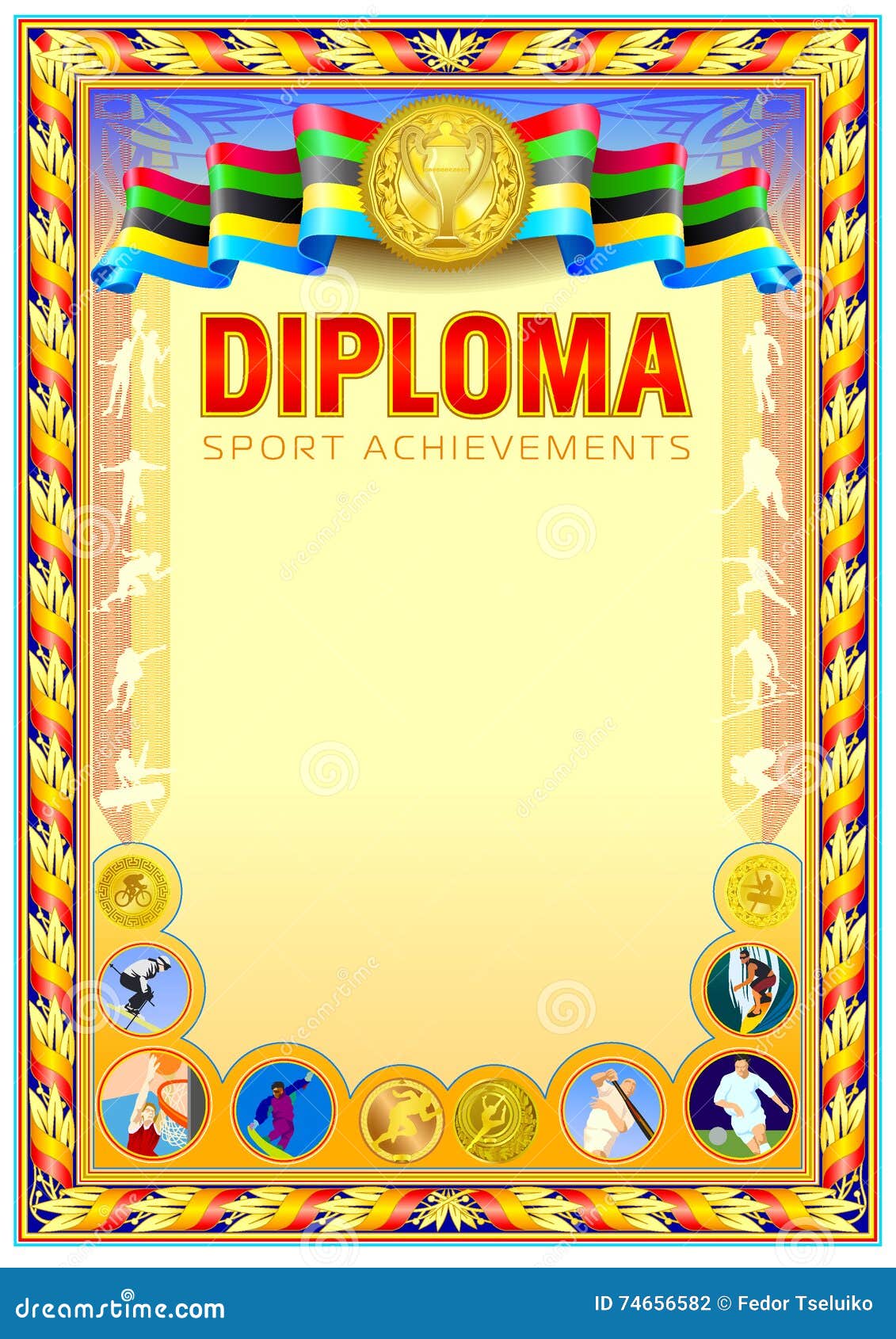Diploma design template stock vector. Illustration of details - 74656582