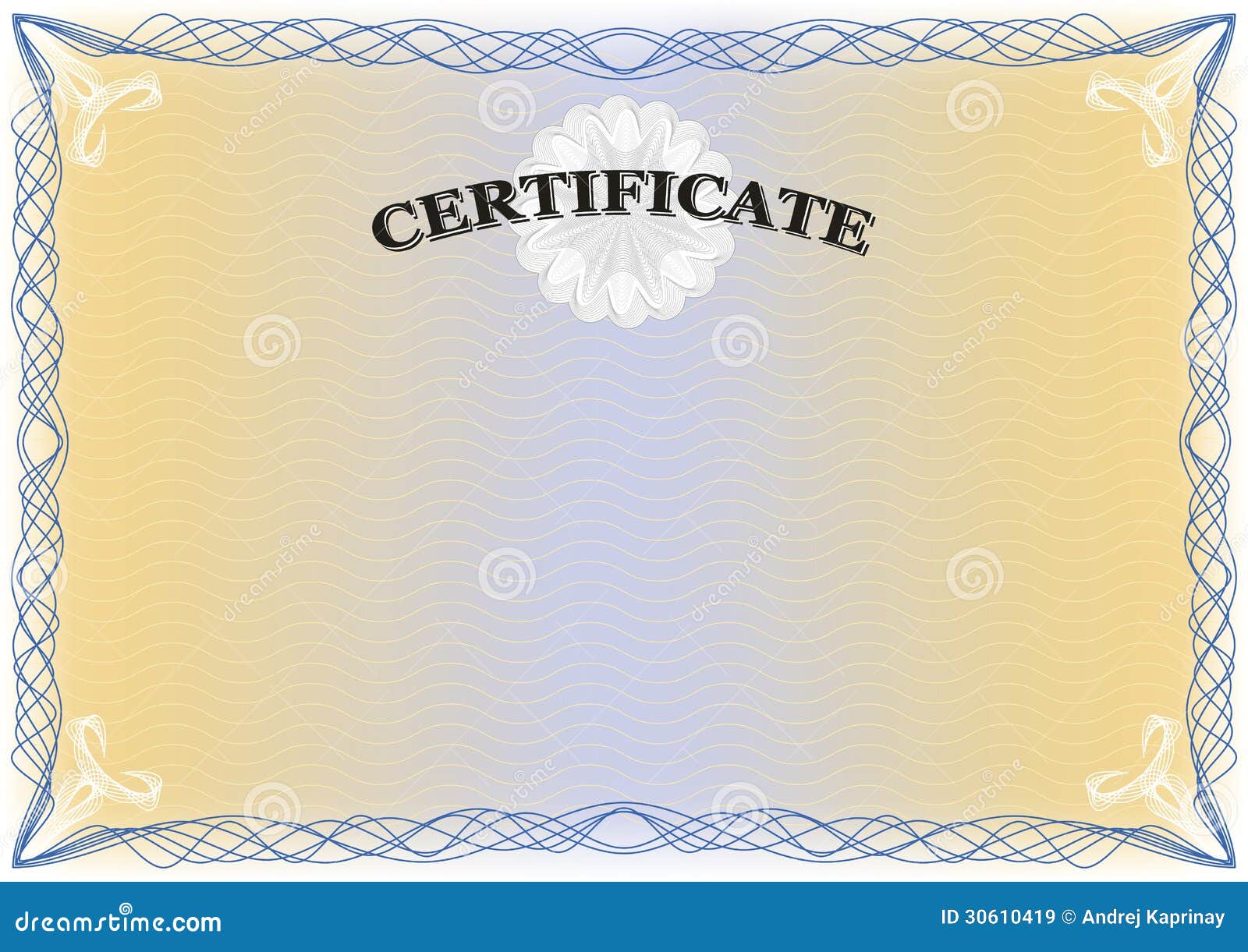 Diploma Graduado Del Certificado Ilustración del Vector - Ilustración ...