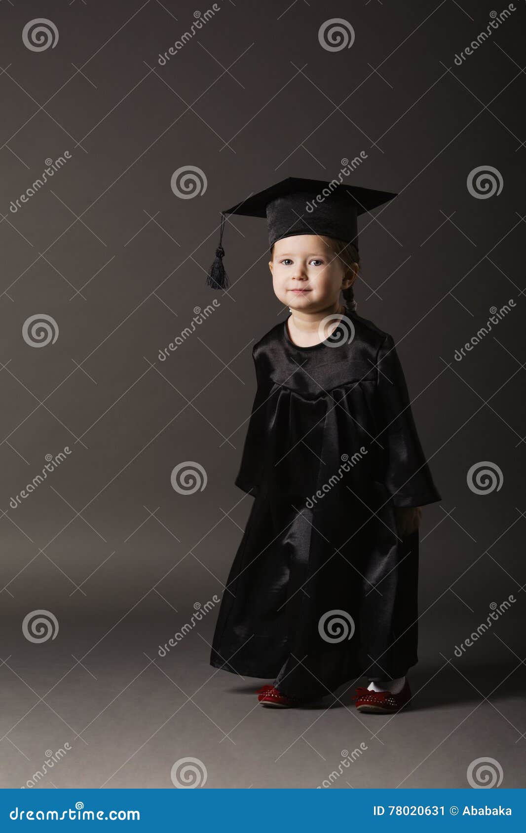 Diploma Graduating Little Student Kid Stock Image - Image of education ...