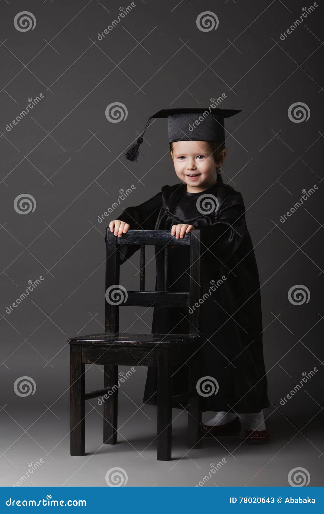 Diploma Graduating Little Student Kid Stock Image - Image of person ...