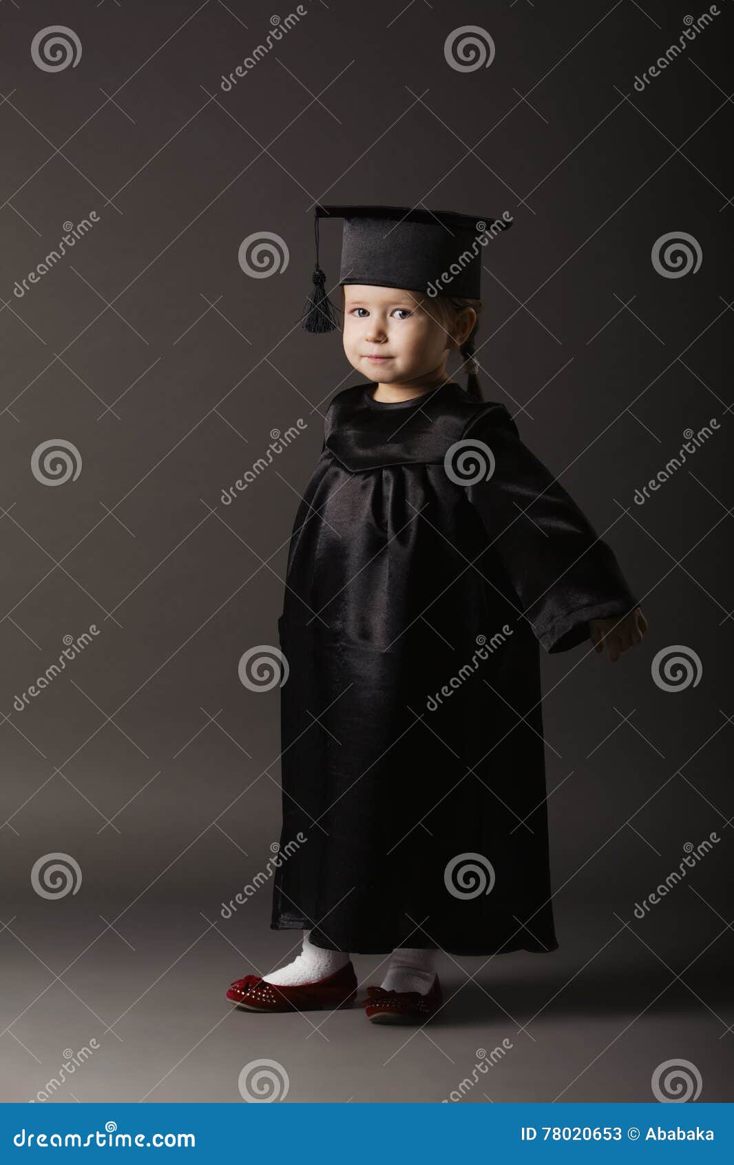 Diploma Graduating Little Student Kid Stock Image - Image of happy ...