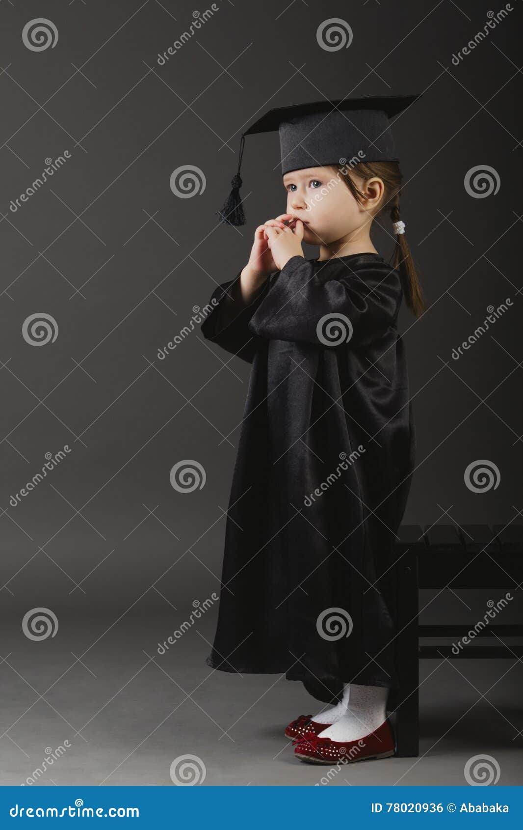 Diploma Graduating Little Student Kid Stock Photo - Image of happiness ...