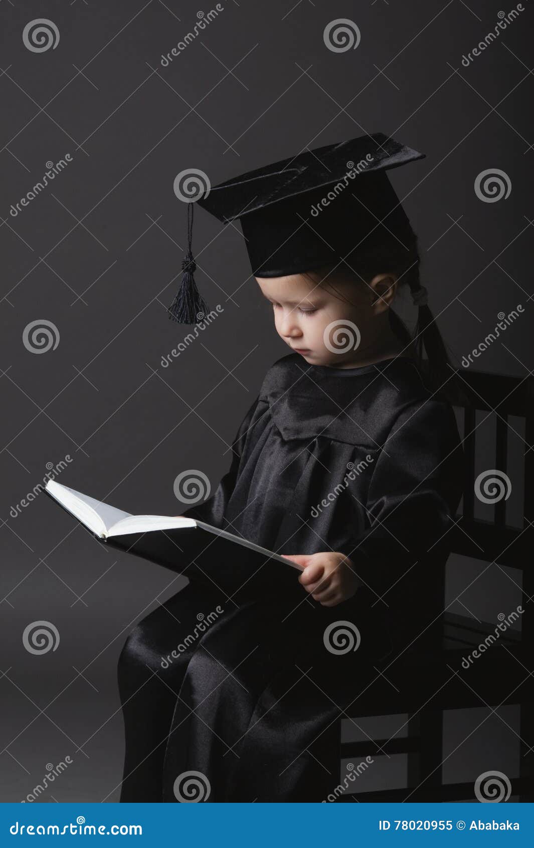Diploma Graduating Little Student Kid Stock Image - Image of learn ...