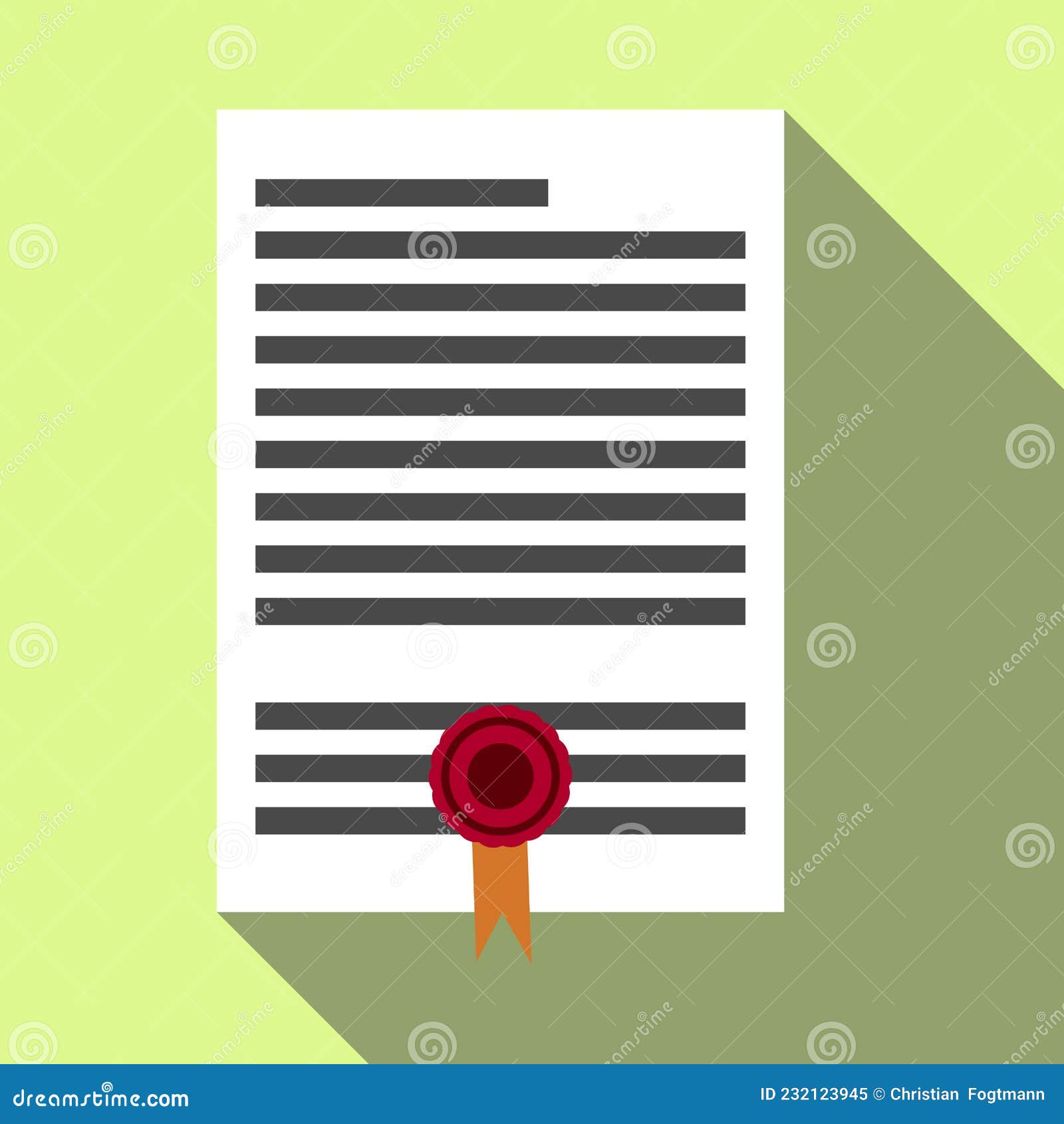 Old Paper Certificate Royalty-Free Stock Photography | CartoonDealer ...