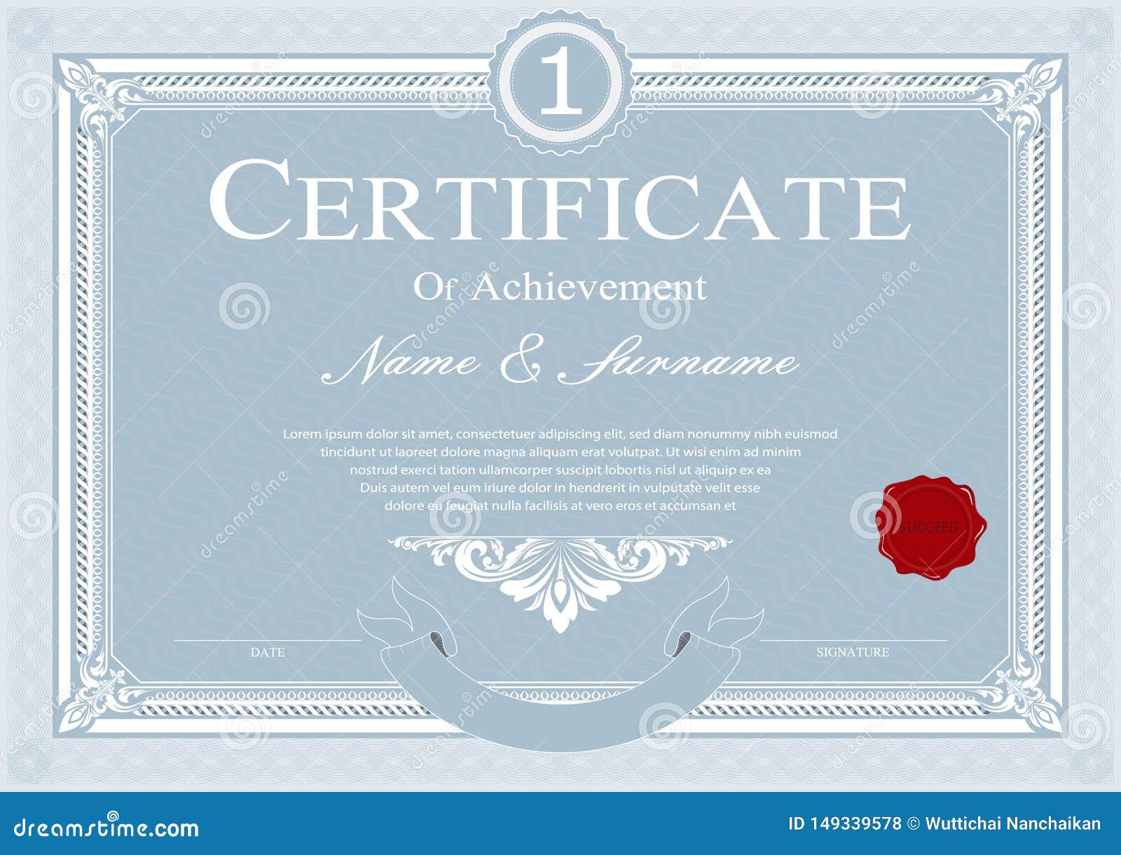 Diploma vintage stock vector. Illustration of graduation - 149339578