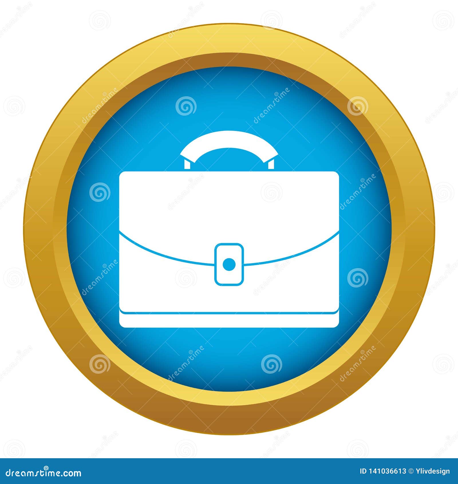 Diplomat Icon Blue Vector Isolated Stock Vector - Illustration of icon ...