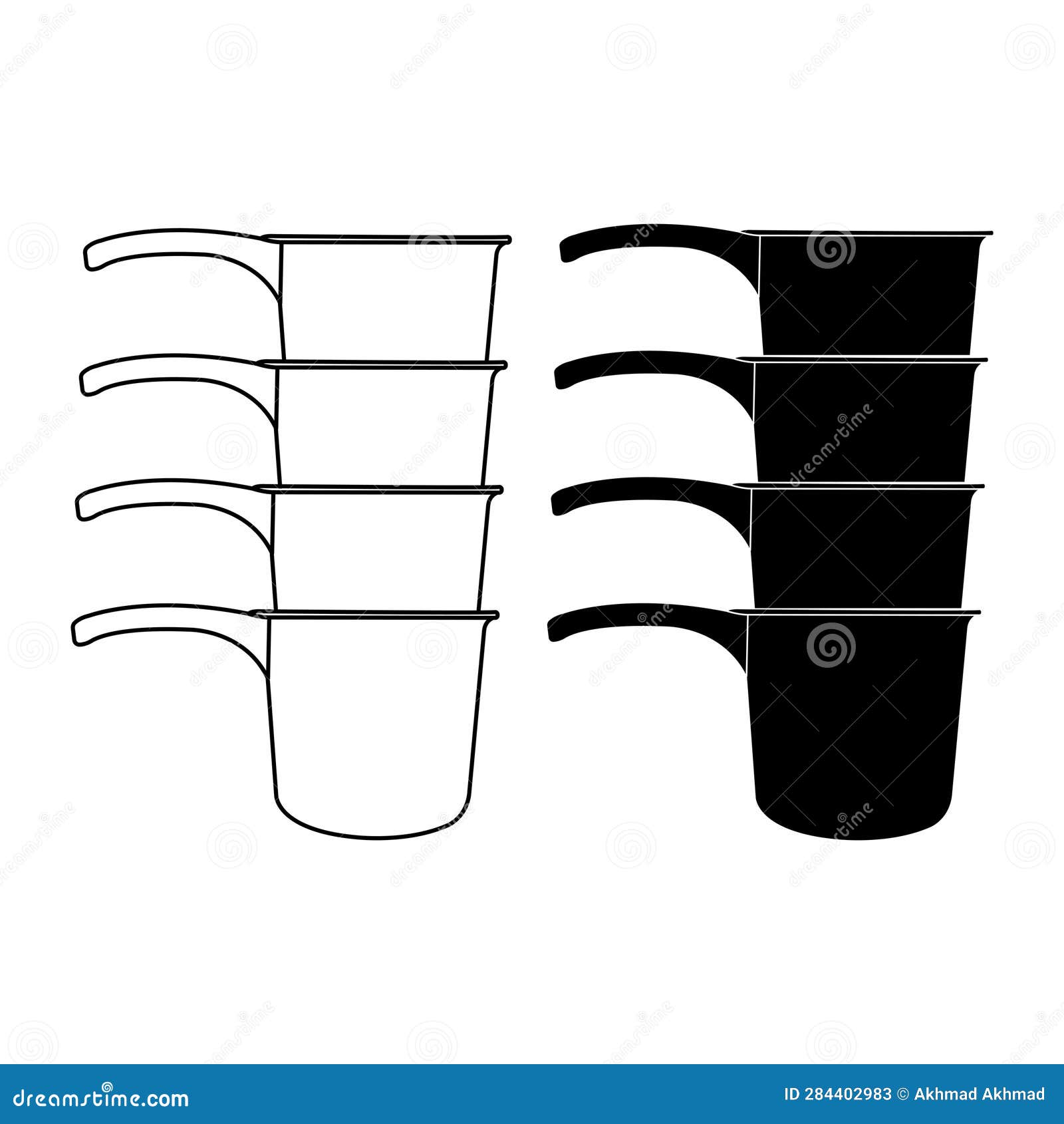 Dipper icon stock vector. Illustration of icon, measure - 284402983