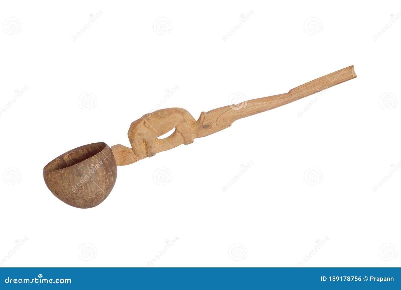 Dipper Made From Coconut Shell, Traditional Container For Drinking ...