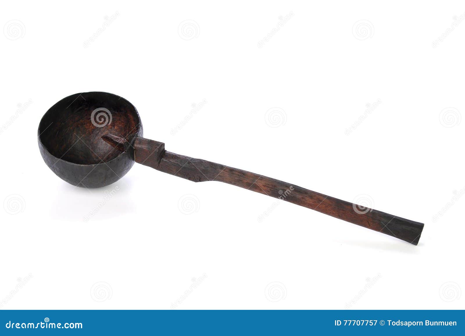 Dipper Made From Coconut Shell Royalty-Free Stock Image | CartoonDealer ...