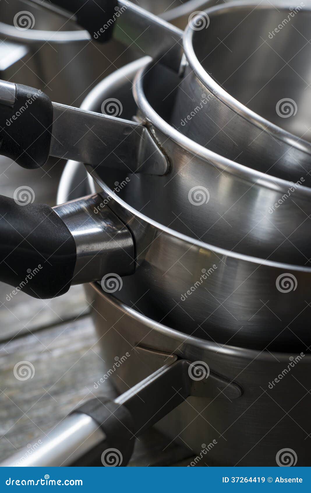 Dippers stock image. Image of serving, metal, kitchen - 37264419