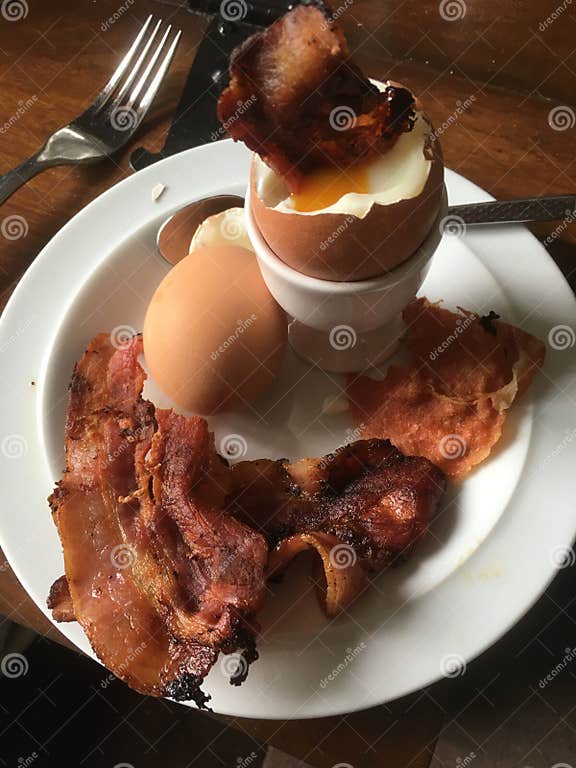 Dippy egg stock photo. Image of dippy, crispy, bacon - 78159154
