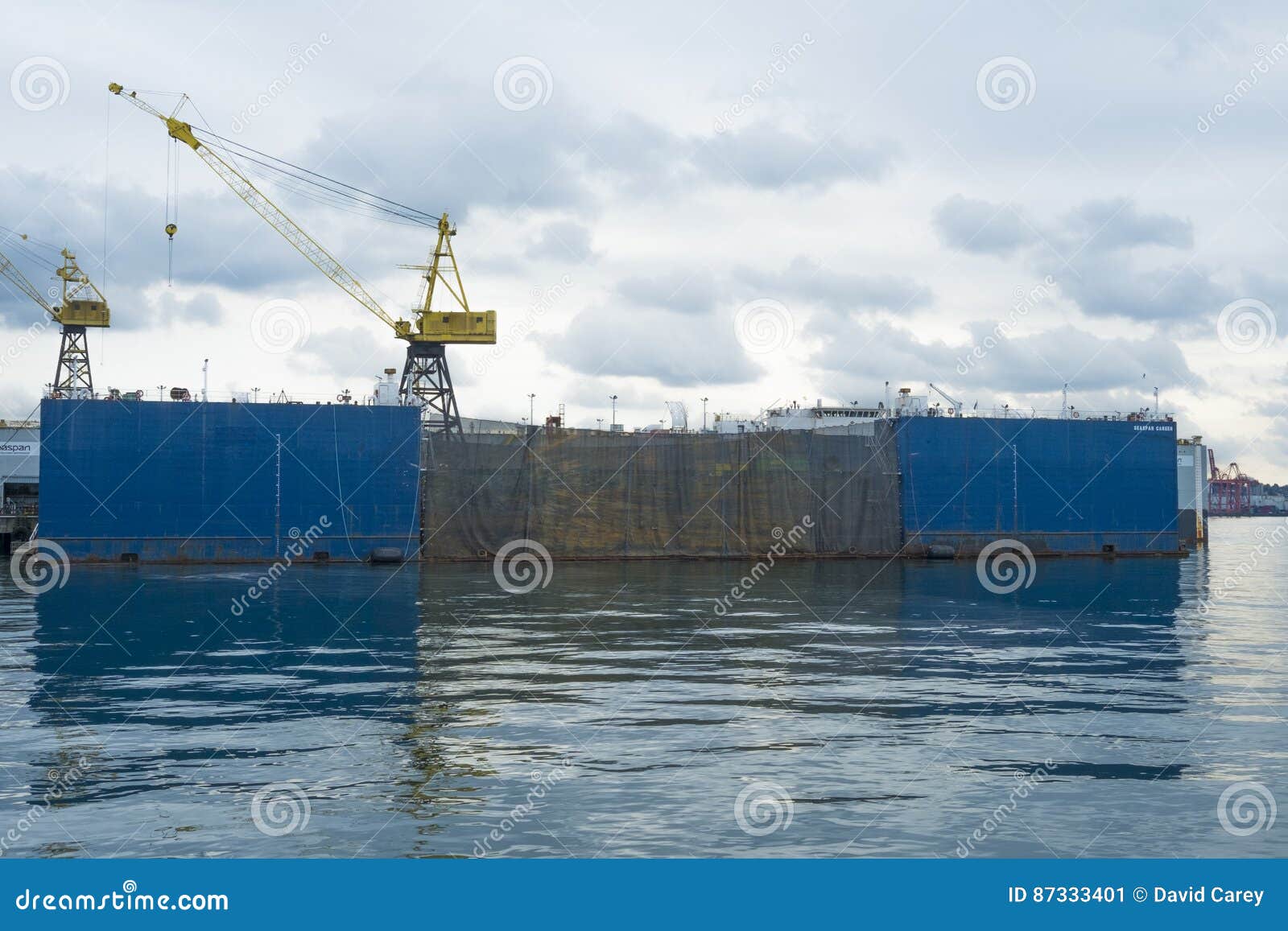 Dique Seco De Seaspan En La Llave De Lonsdale Foto editorial - Imagen de lonas, vancouver: 87333401