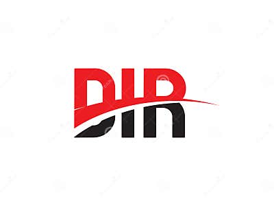 DIR Letter Initial Logo Design Vector Illustration Stock Vector ...