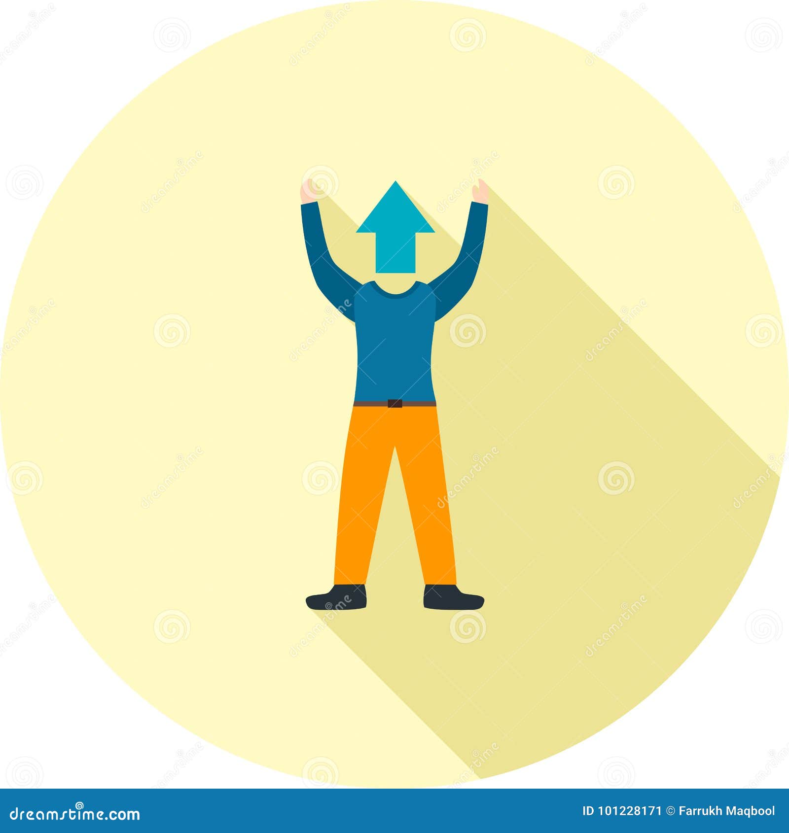 Direct illustration de vecteur. Illustration du personne - 101228171