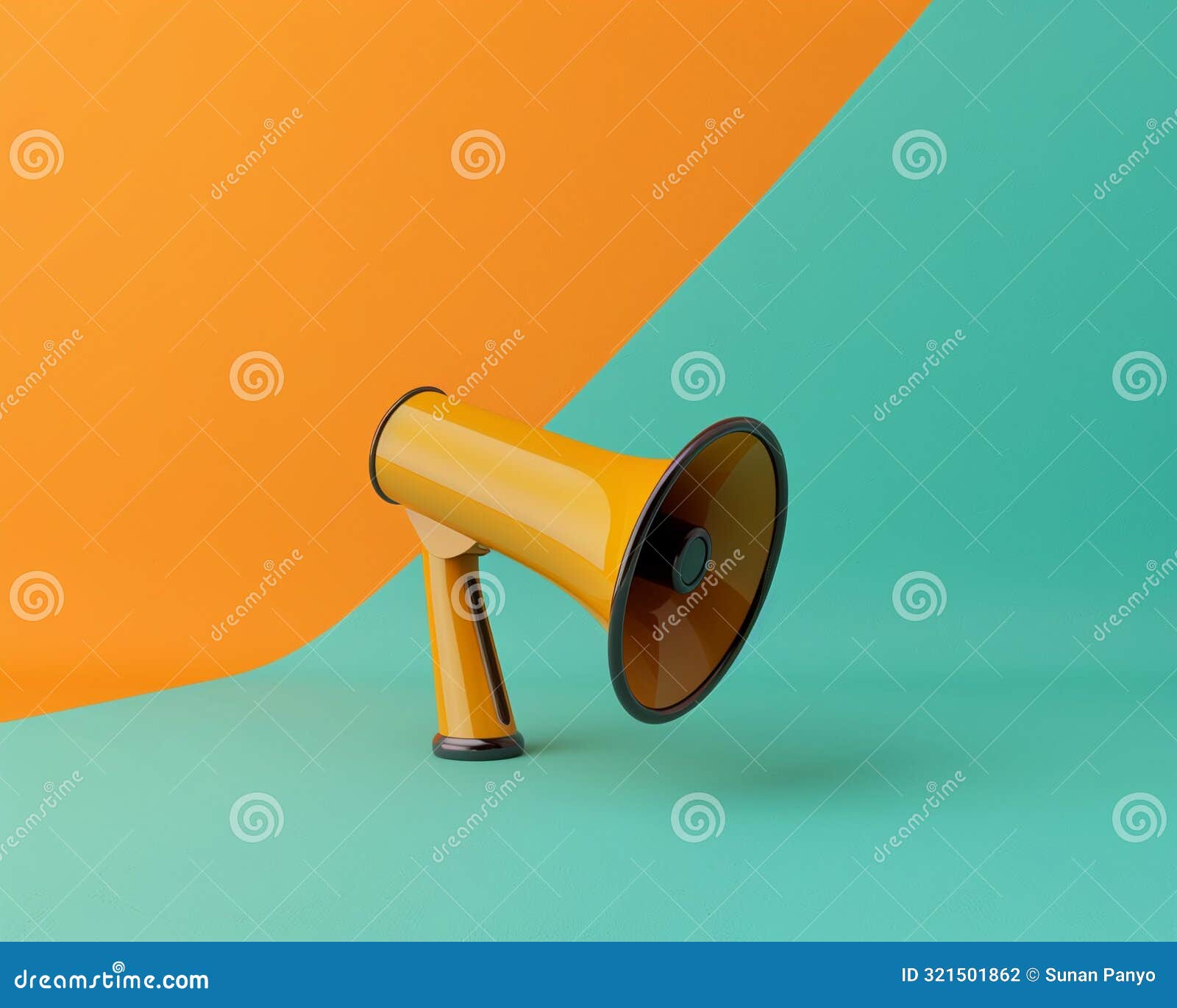Direct Communication, Minimal Megaphone Stock Image, Dualtone Backdrop ...