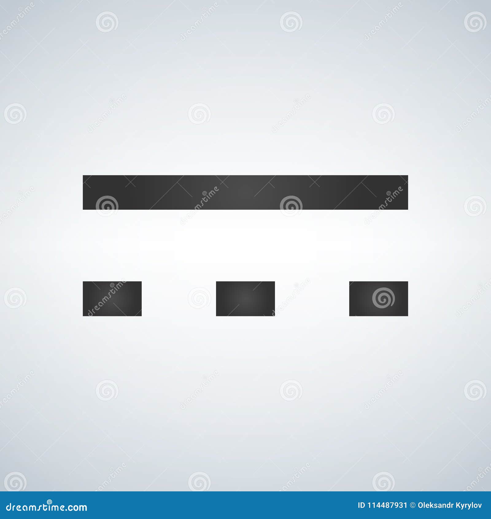 Direct Current DC Symbol Sign For 5V And 2A, Vector Illustration ...