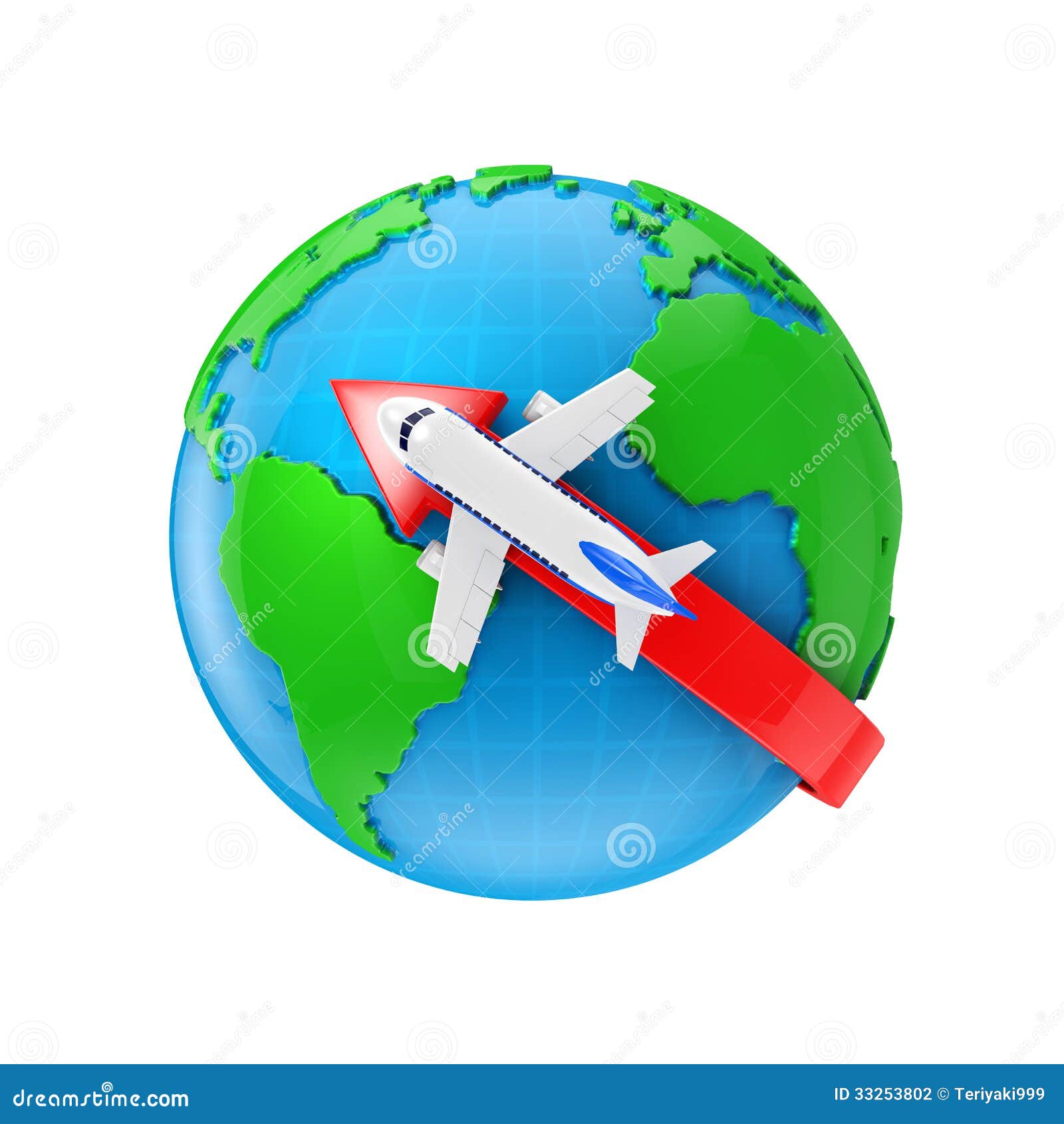 Direct flight stock illustration. Illustration of wallpaper - 33253802