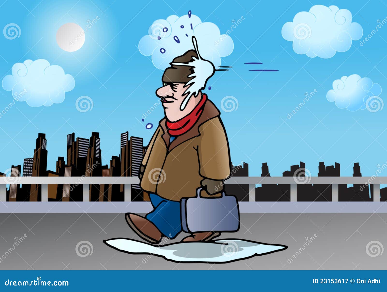 Direct hit! stock illustration. Illustration of vibrant - 23153617