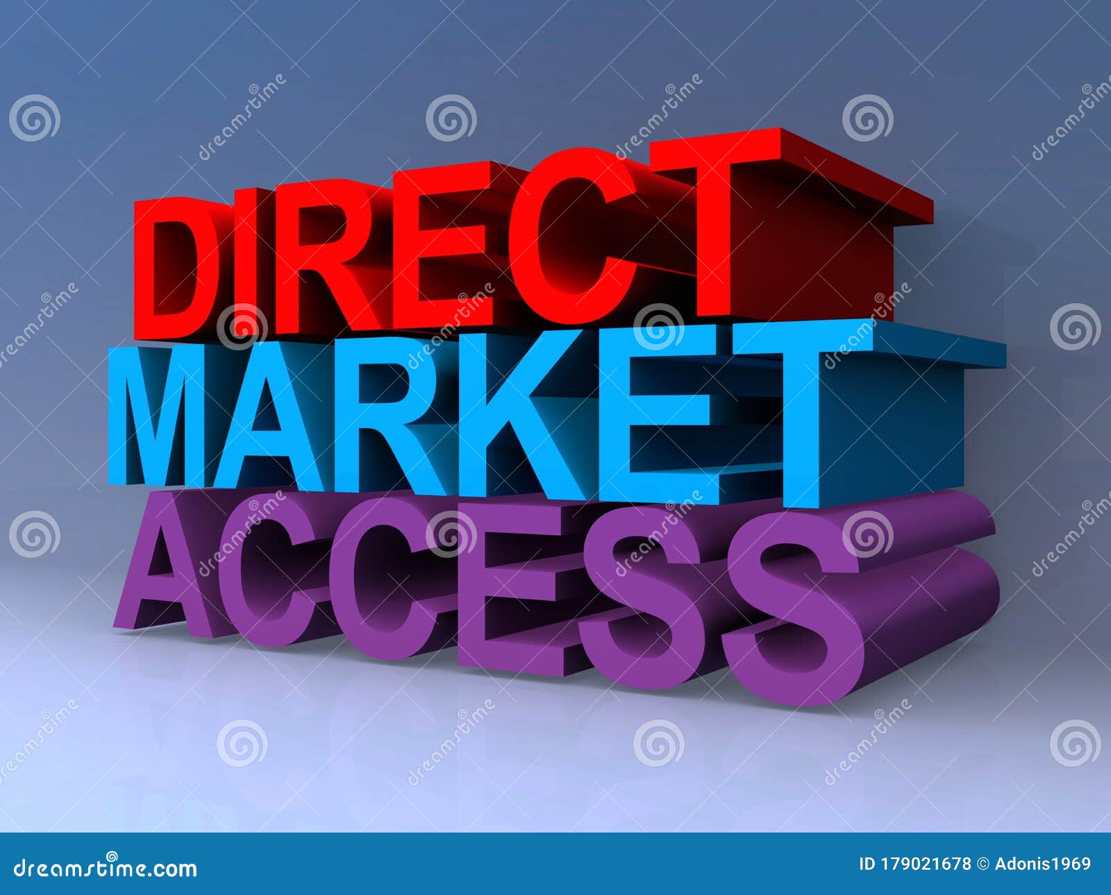 Dma Direct Market Access Concept With Big Word Or Text And Team People ...