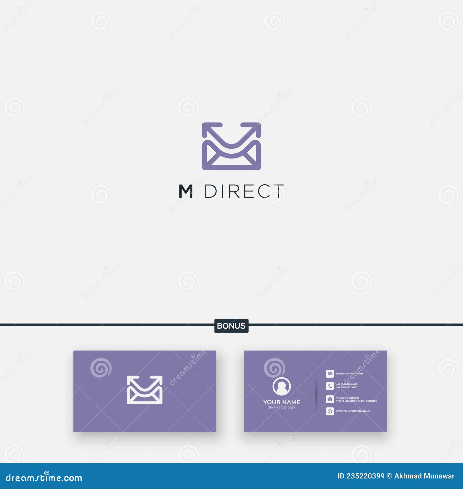 Direct Message Icon, Linear Isolated Illustration, Thin Line Vector ...