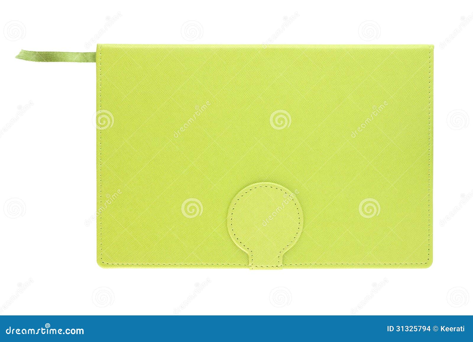 Direct Notebook Grain Green Cover Closed Stock Photo - Image of green ...