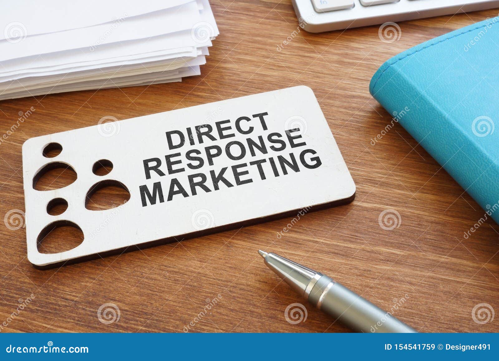 Direct Response Marketing Sign. Stock Image - Image of business ...