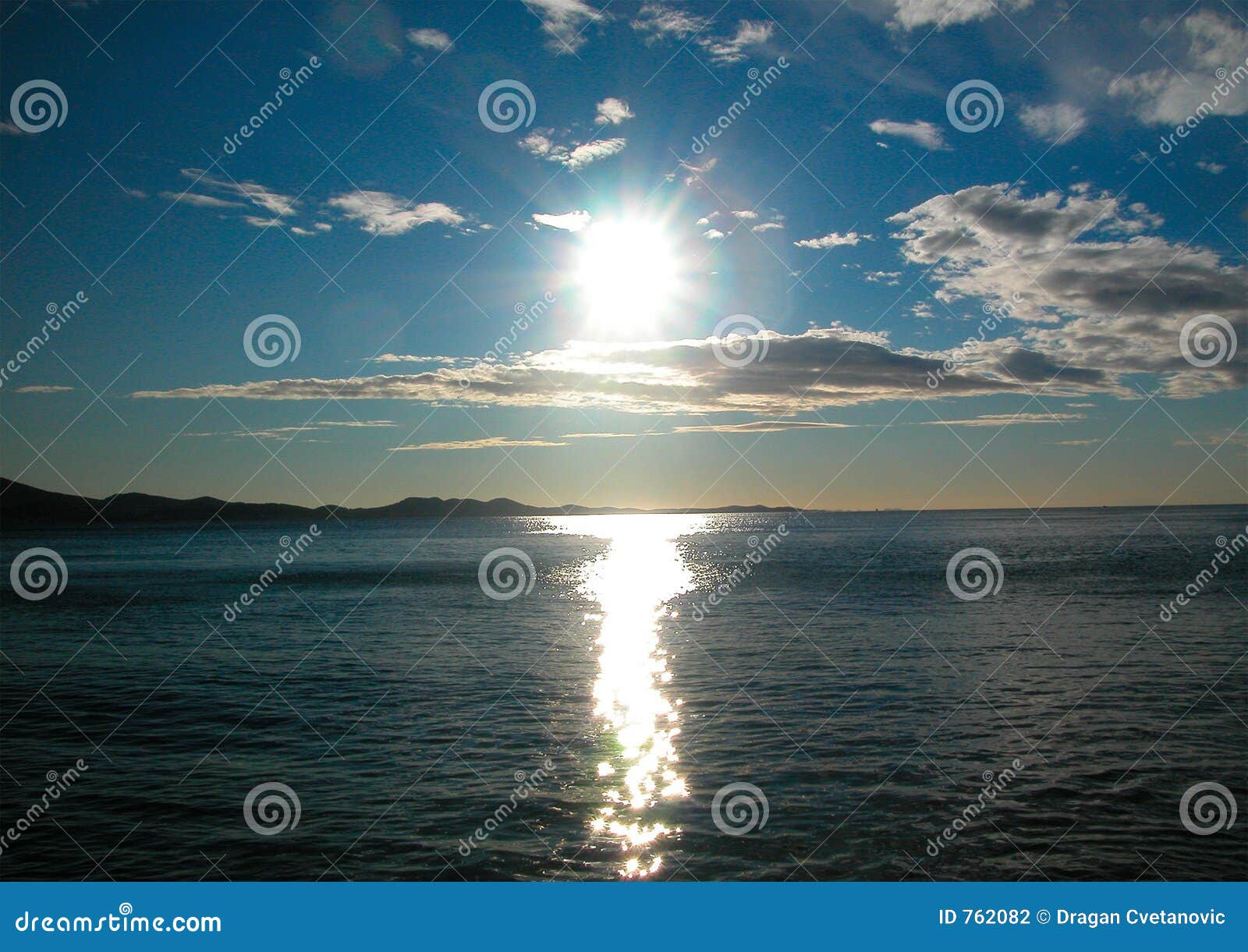 Direct sun stock photo. Image of adriatic, sunshine, blue - 762082