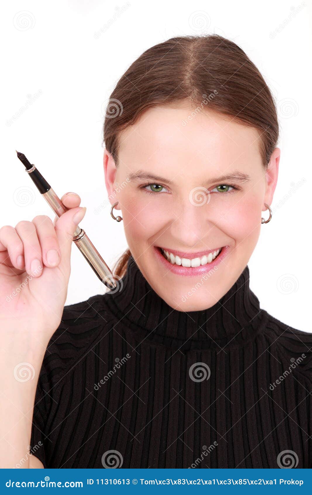 Directeur image stock. Image du femme, femelle, regarder - 11310613