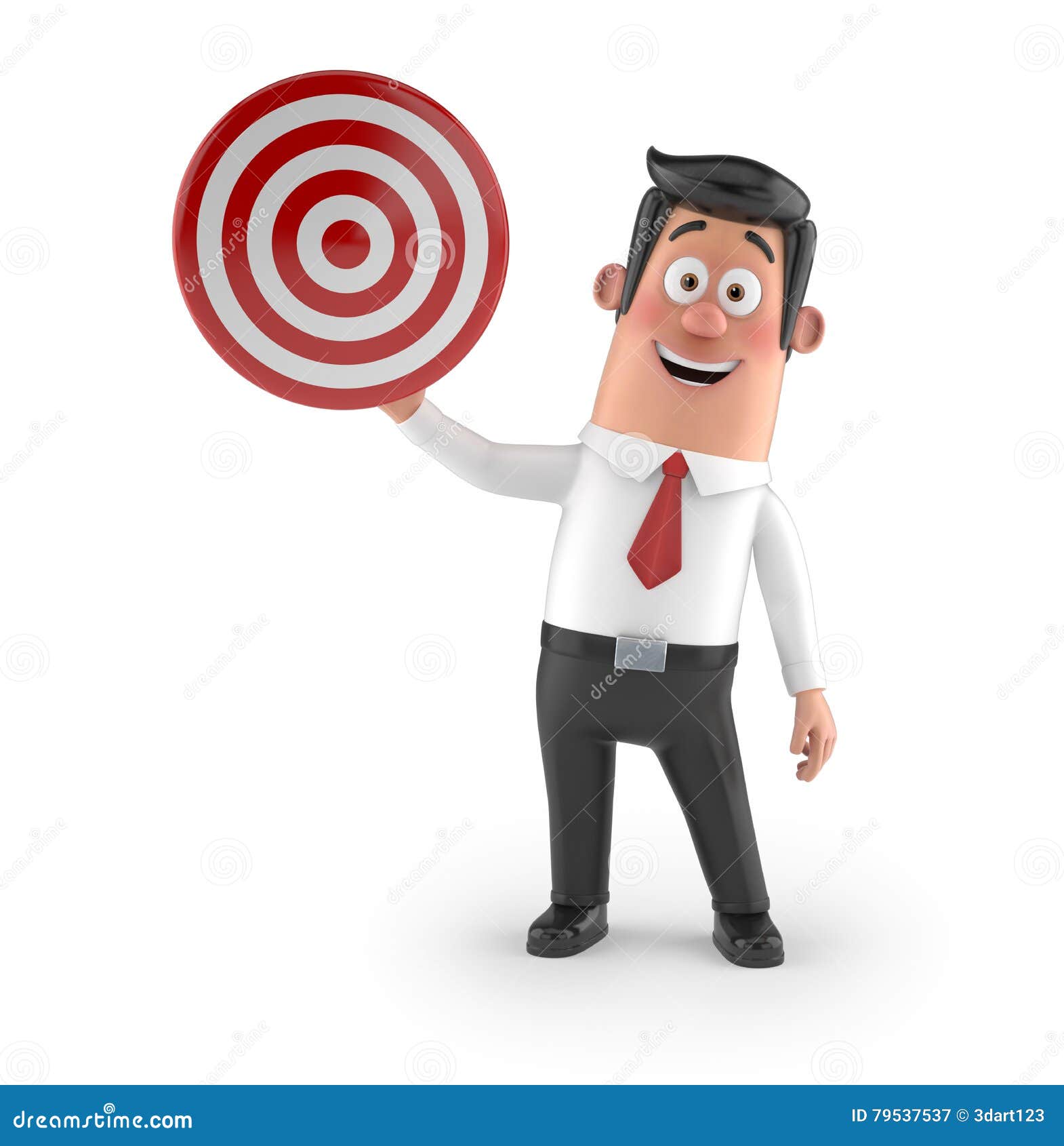 Directeur Drôle De La Bande Dessinée 3D Illustration Stock ...