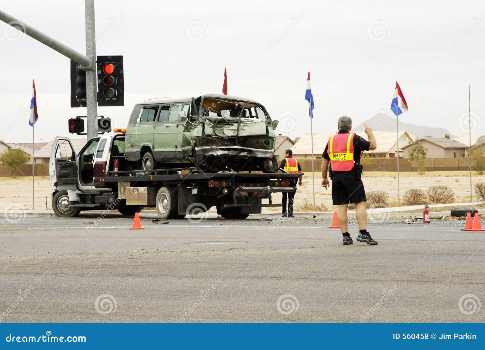 Directing Traffic 1 stock photo. Image of lights, ambulance - 560458