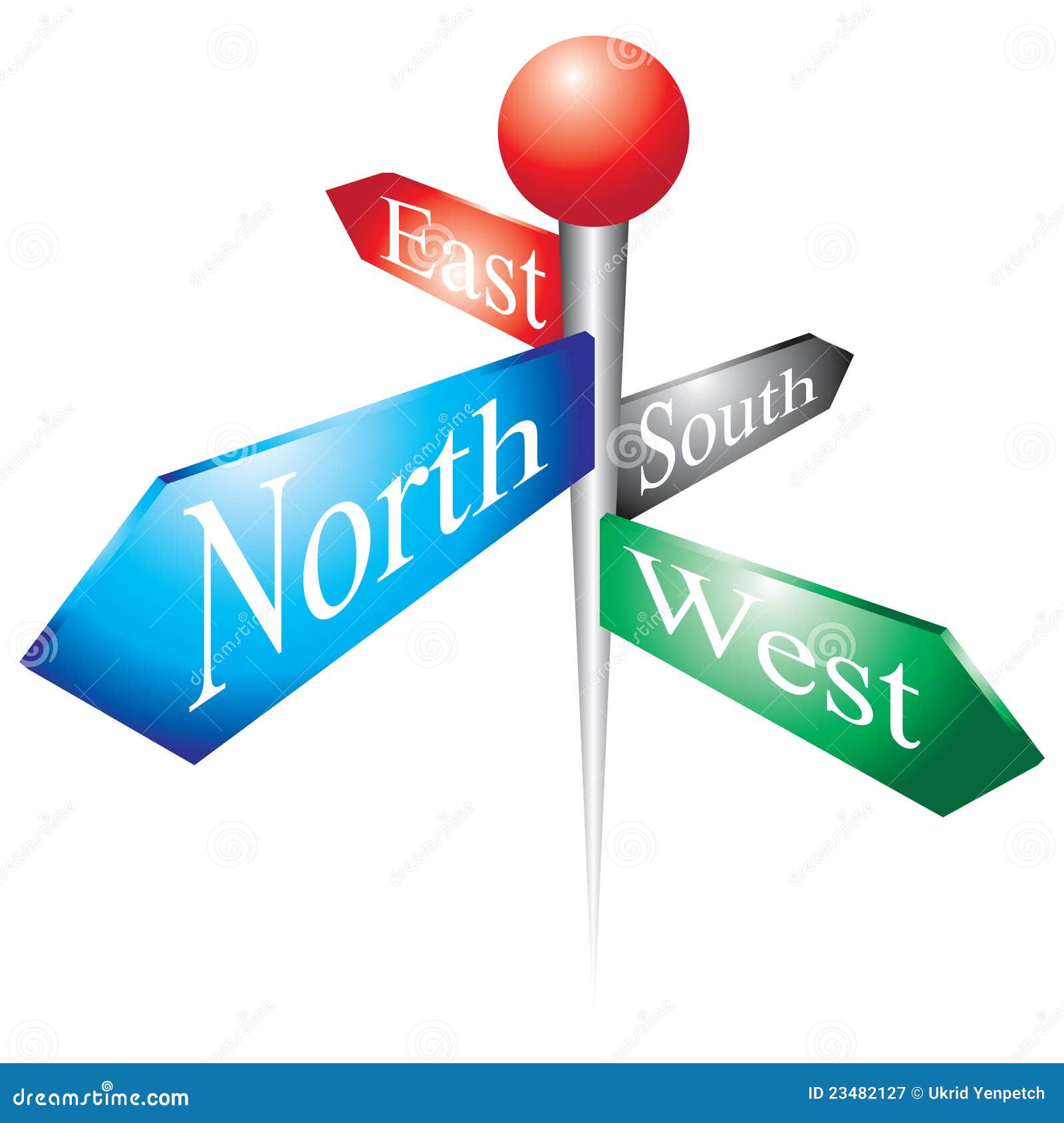 Direction stock vector. Illustration of pointer, vector - 23482127