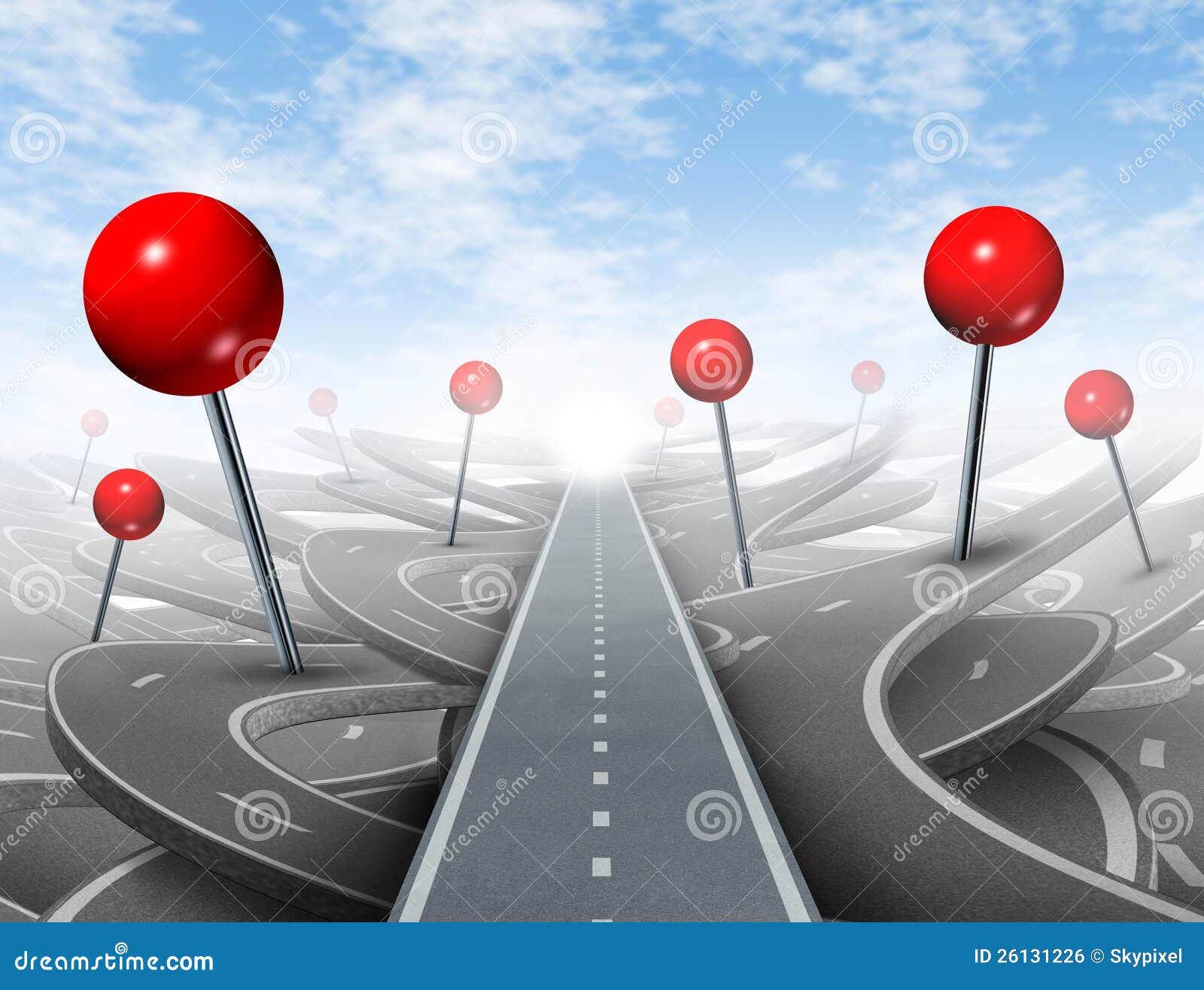 Direction Advice stock illustration. Illustration of lead - 26131226