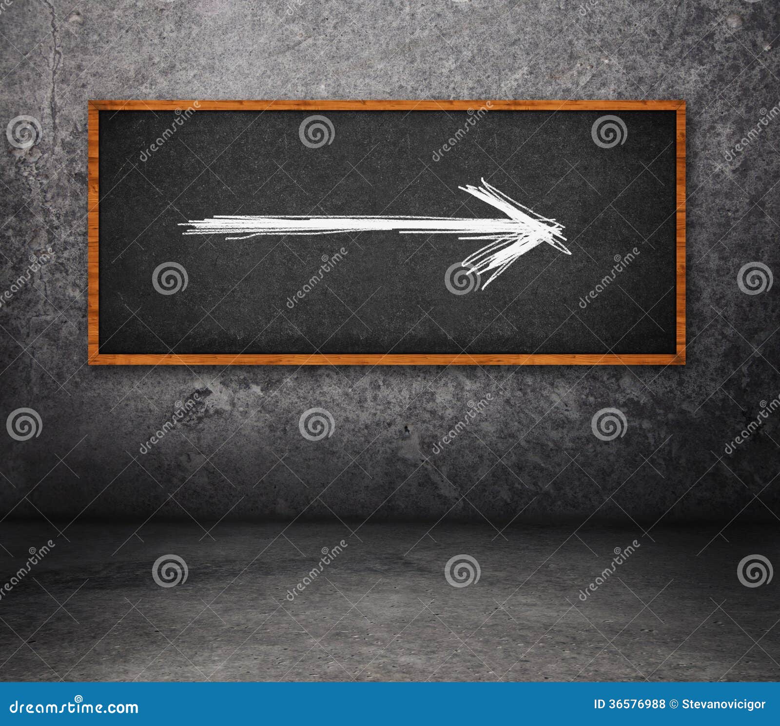 Direction arrow stock photo. Image of direction, blackboard - 36576988