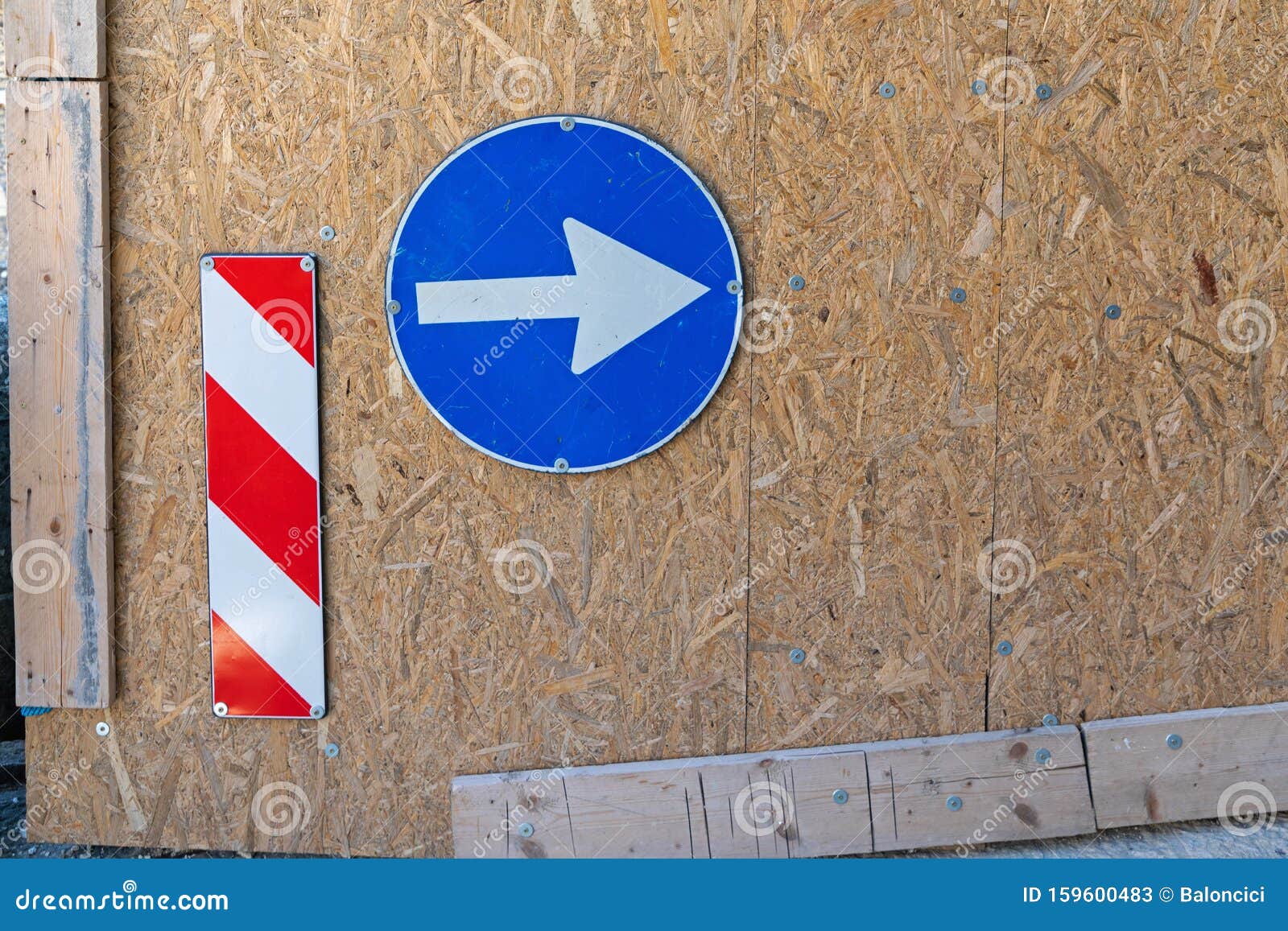 Direction Arrow Board stock image. Image of blue, microstate - 159600483