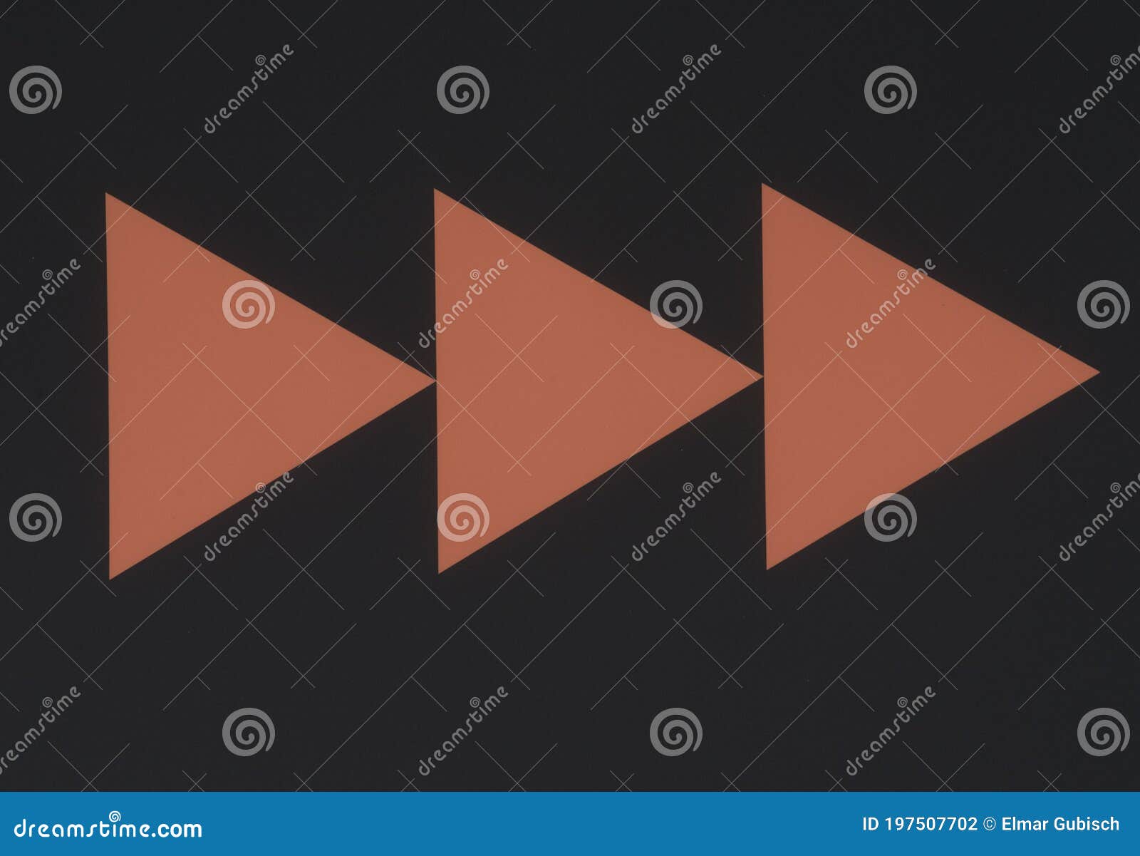 Direction Arrow Points in One Way Stock Photo - Image of line, pattern ...
