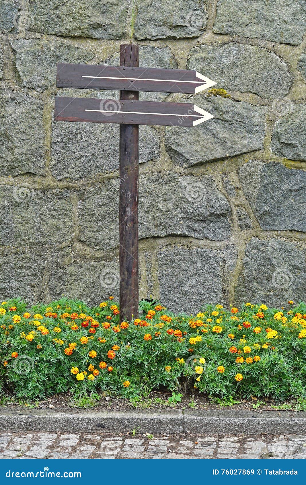 Direction arrow pole stock image. Image of arrow, wood - 76027869