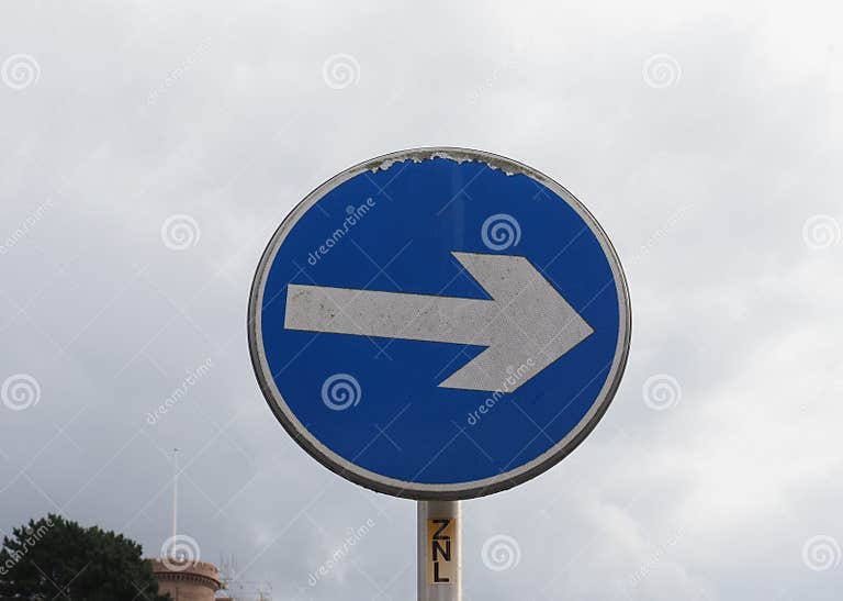 Direction arrow sign stock photo. Image of transit, sign - 295599780