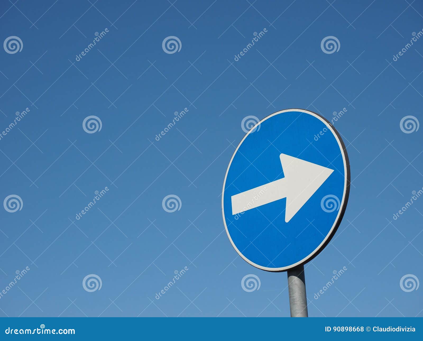 Direction arrow sign stock photo. Image of warning, signs - 90898668