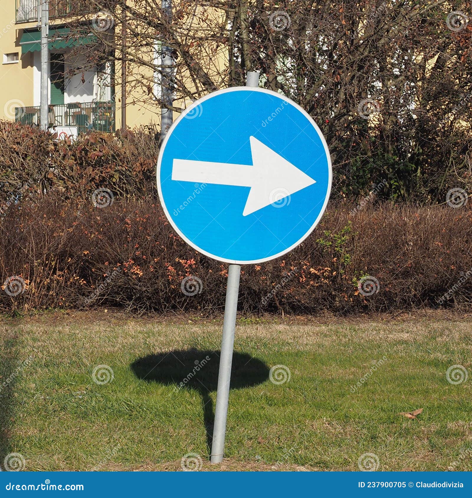 Direction arrow sign stock image. Image of traffic, transportation ...