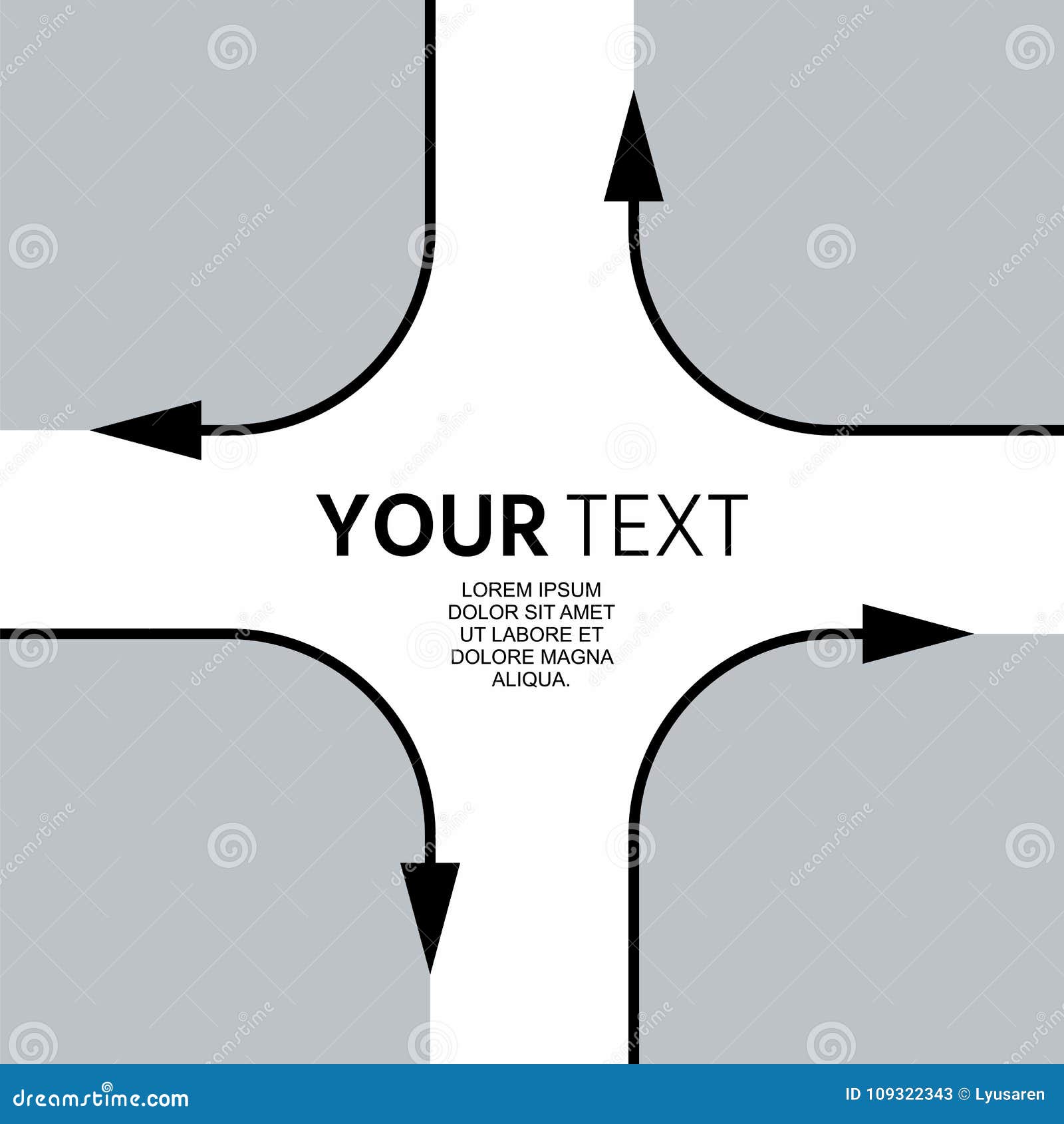 Direction arrow sign stock vector. Illustration of modern - 109322343