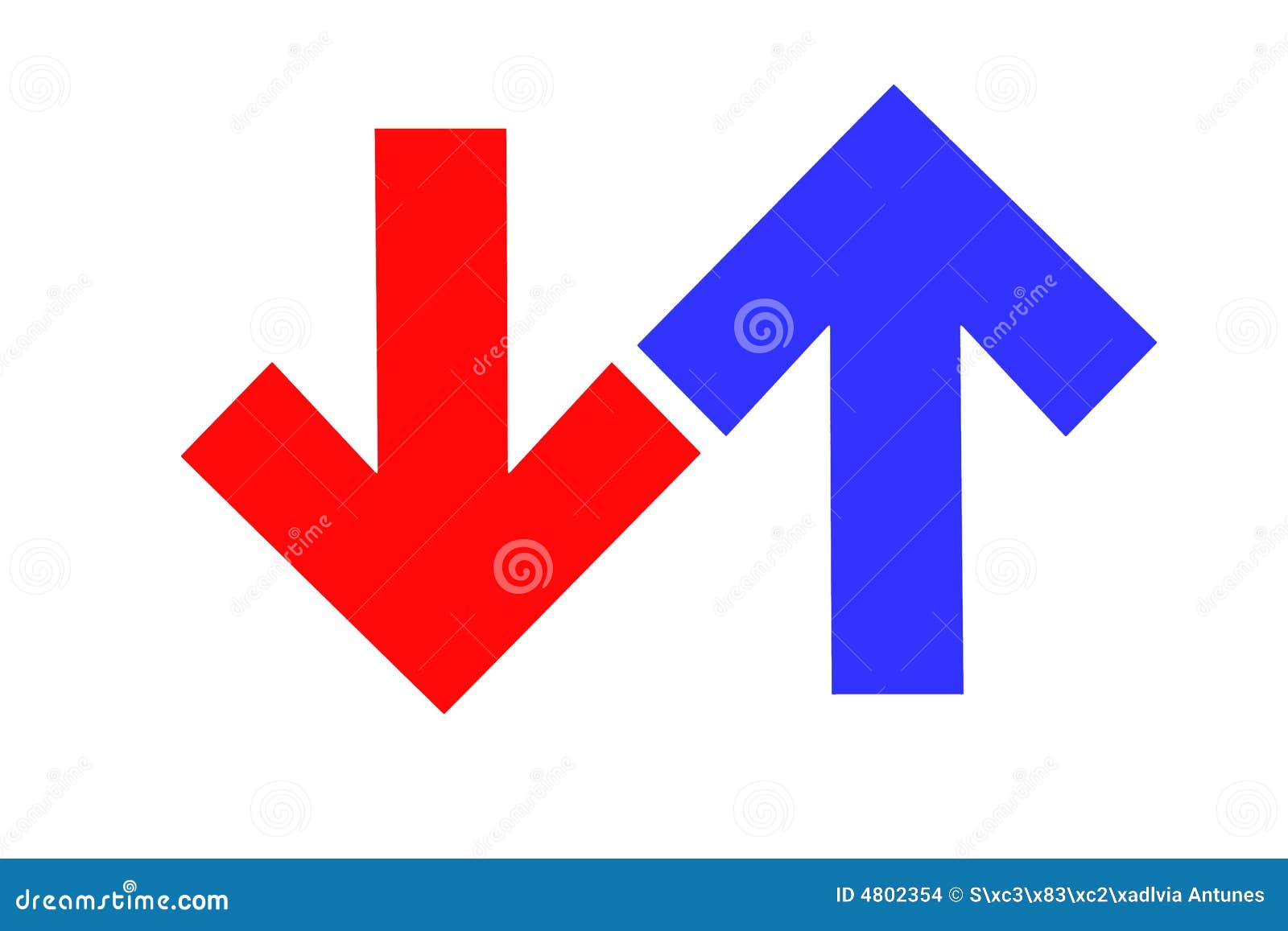 Direction arrows stock illustration. Illustration of arrow - 4802354