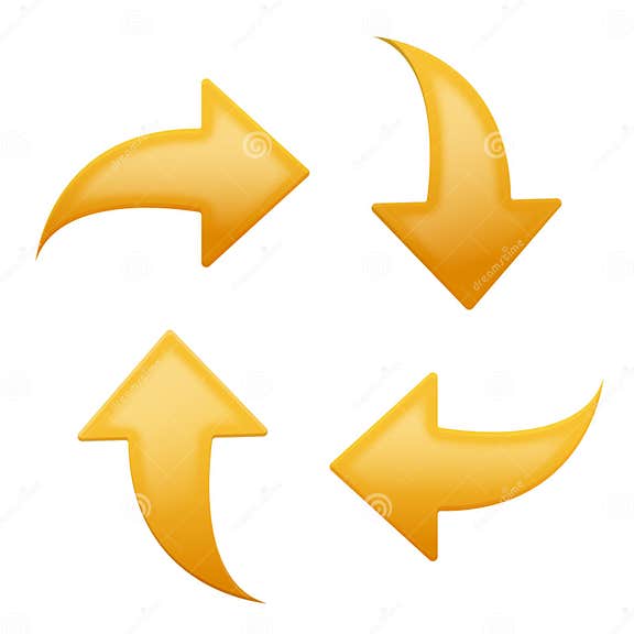 Direction arrows set stock vector. Illustration of information - 22134954