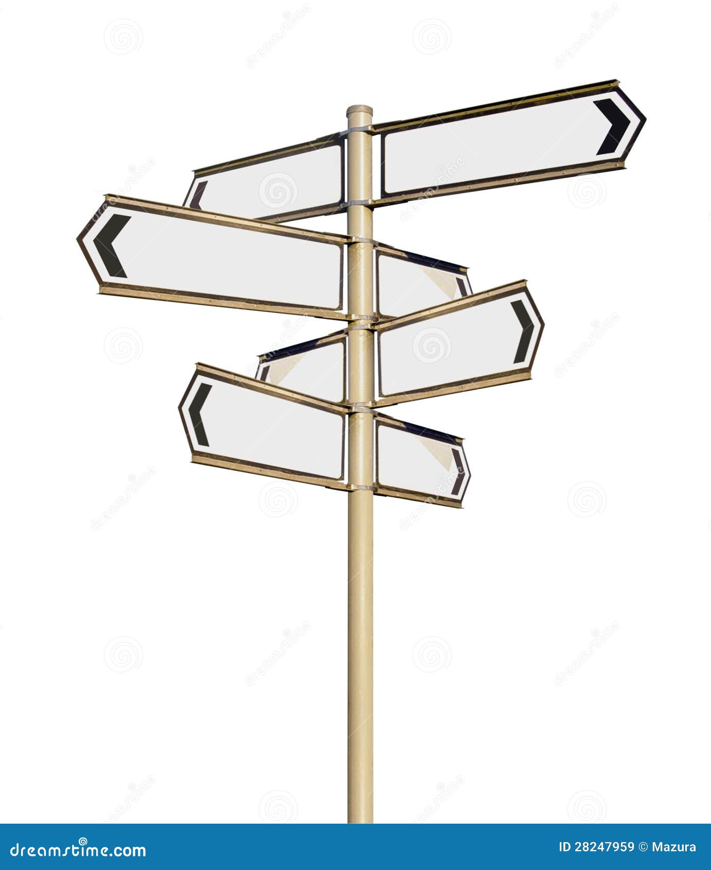 Direction board stock illustration. Illustration of white - 28247959