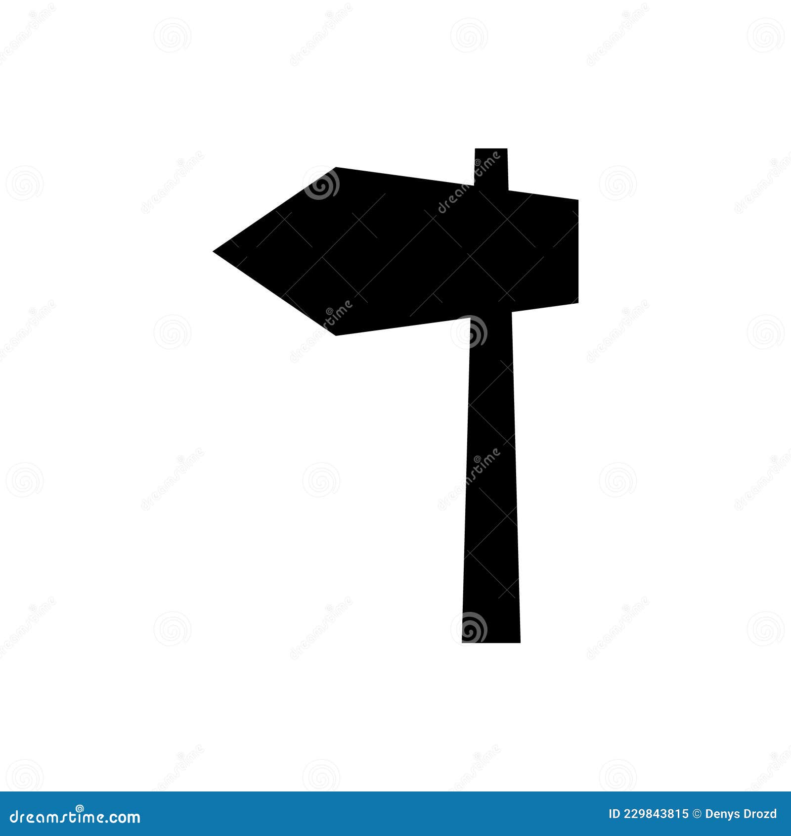 Direction Board Icon Vector Set. Pointer Illustration Sign Collection ...