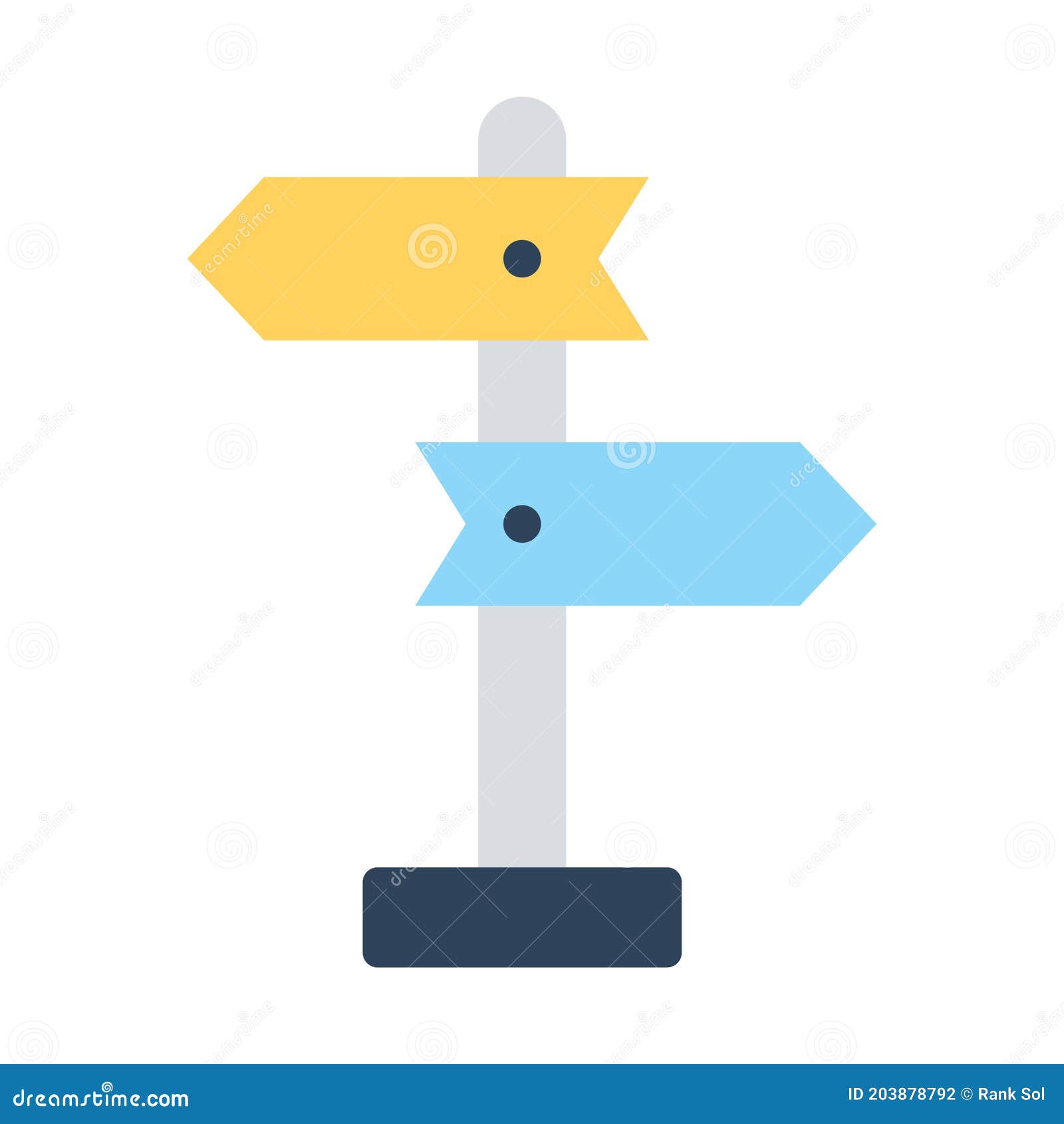 Direction Board, Sign, Board, Direction Fully Editable Vector Icon ...